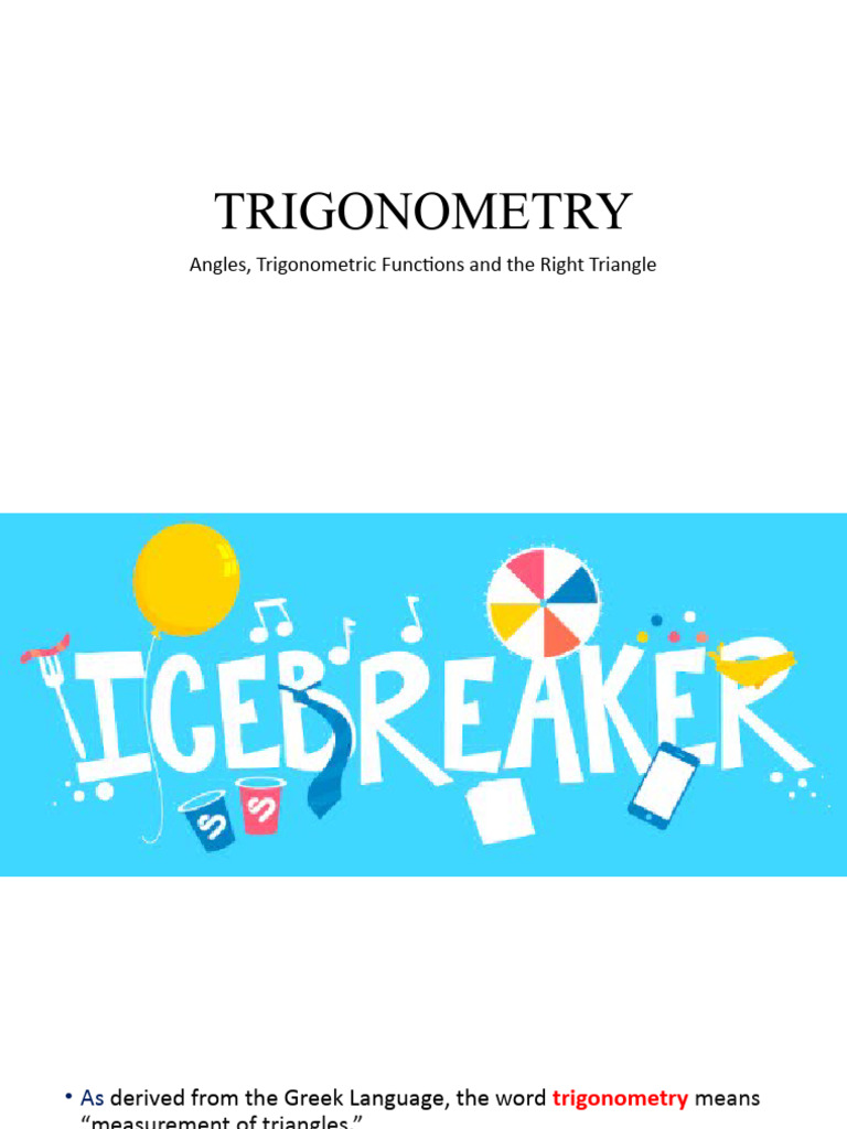 Trinometry 1 1 1 | PDF