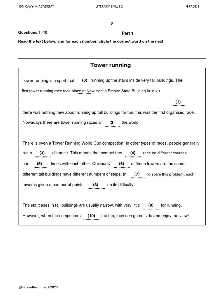 LITERACY SKILLS GRAE 9 GRAMM ARdoc | PDF | Invention | Literacy