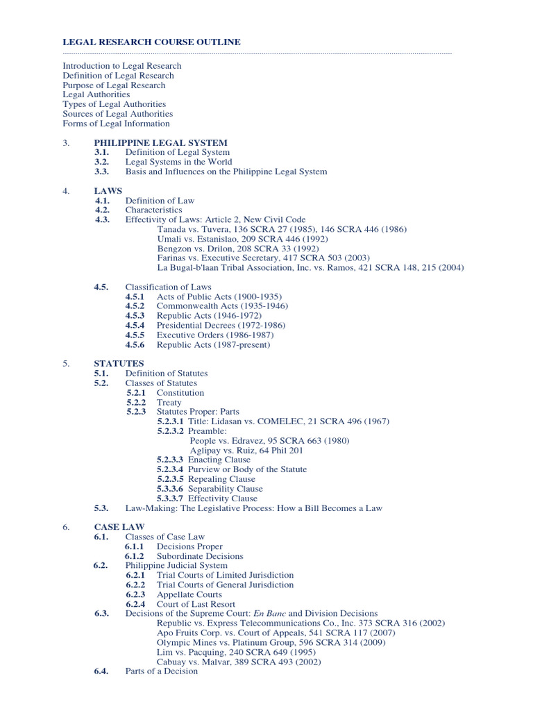 LRB Course Outline | PDF | Precedent | Governance