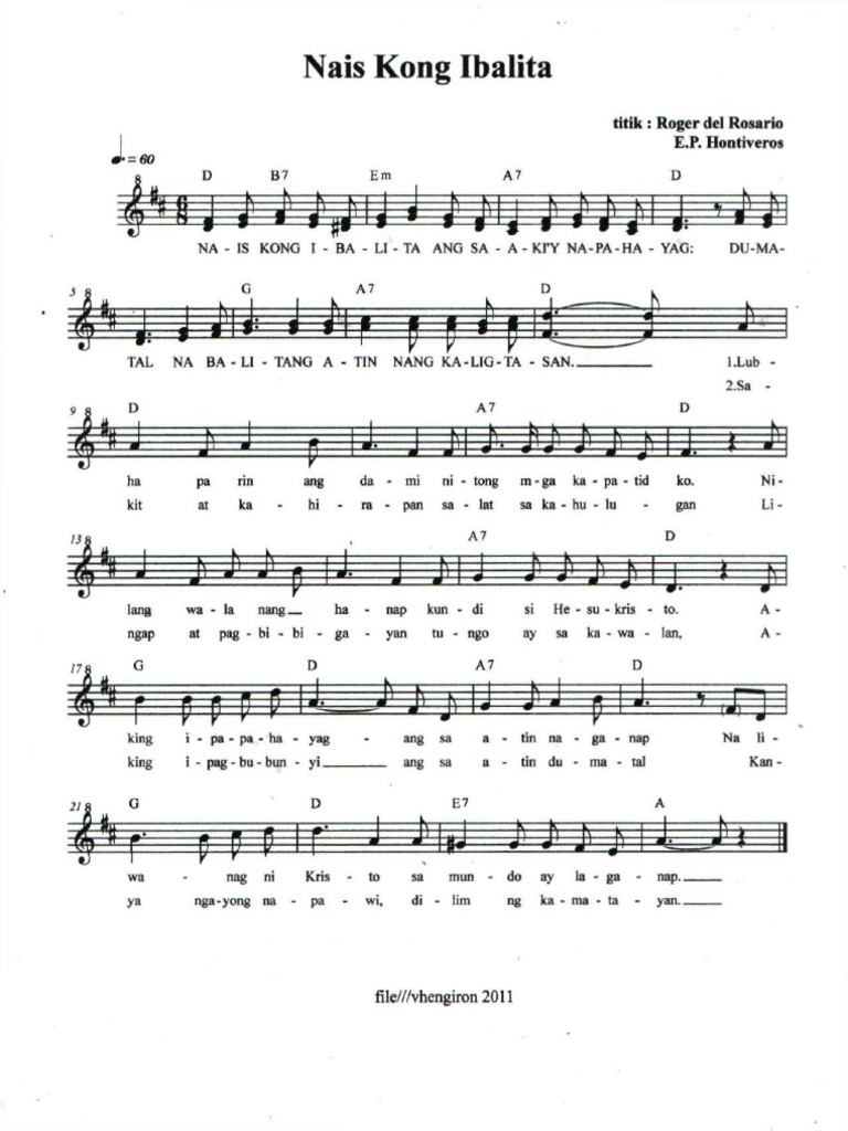 Nais Kong Ibalita | PDF