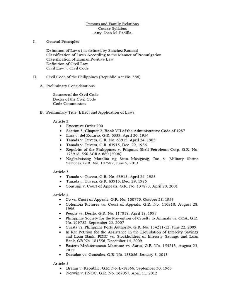 PERSONS-Course Syllabus 2022 JMP | PDF