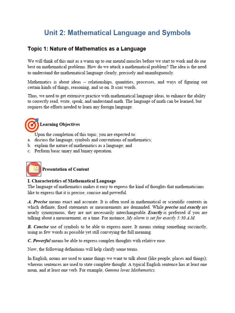 Lesson 3 in Math in The Modern World | PDF | Set (Mathematics) | Mathematics