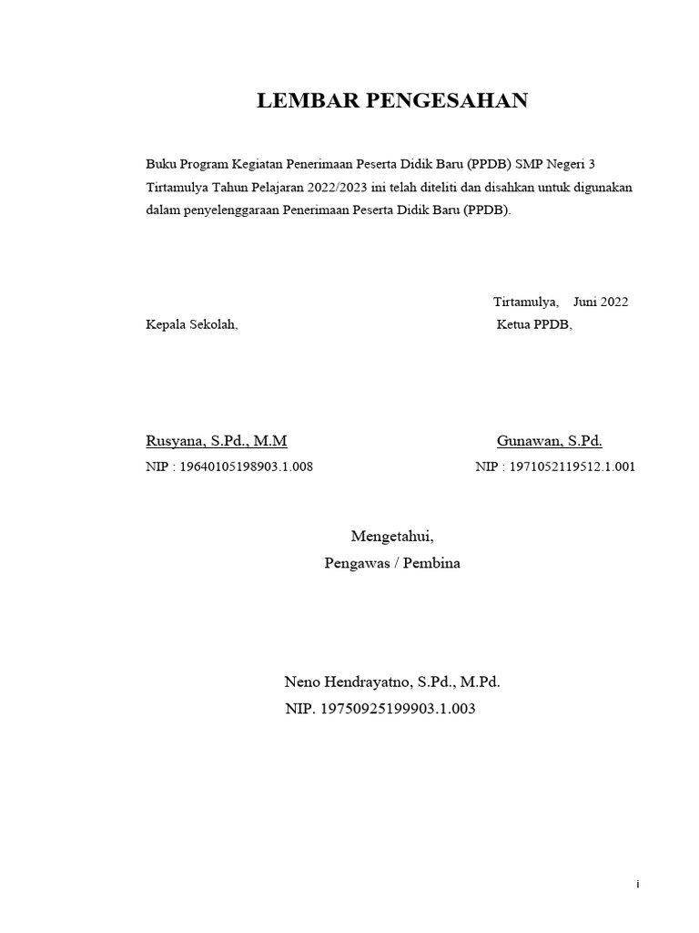 Proposal PPDB 2022-2023 | PDF