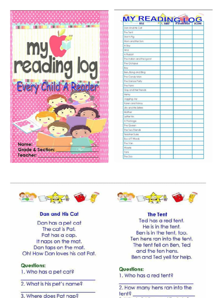 My Reading Log | PDF