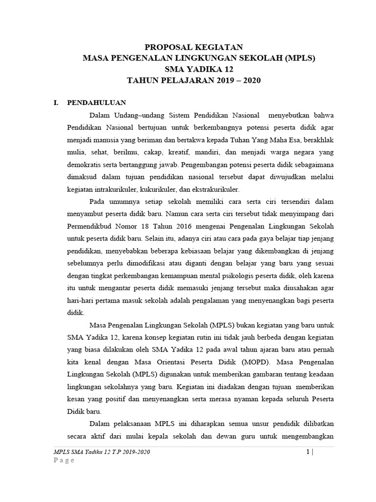 Proposal MPLS SMA 1920 | PDF