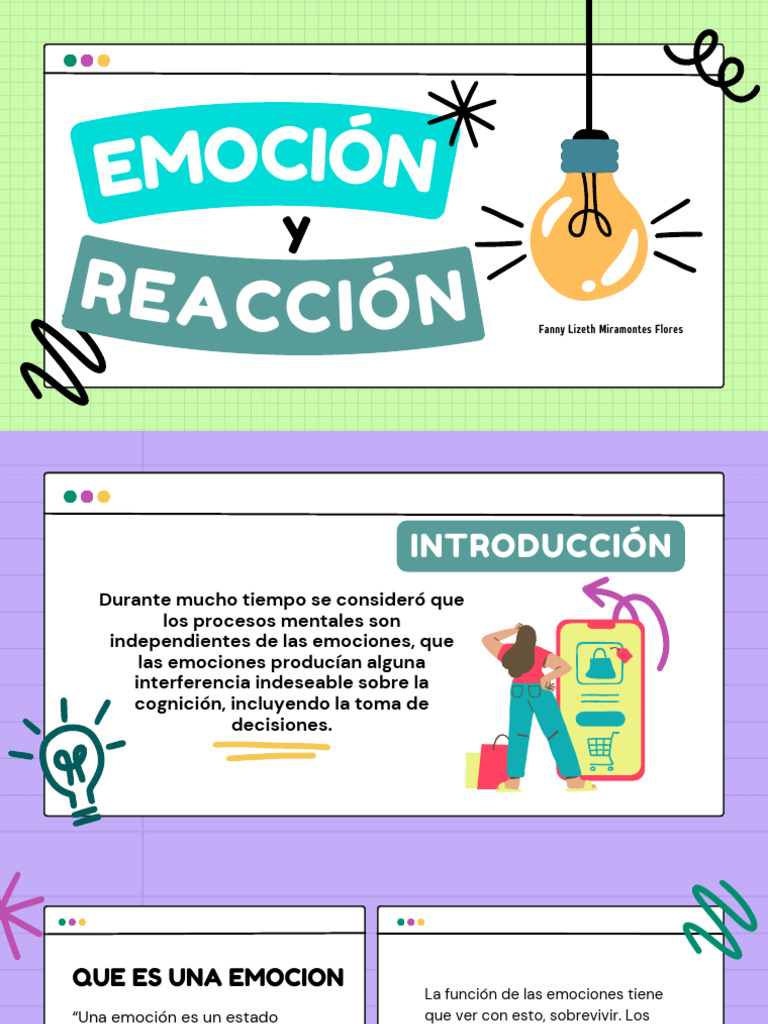 Emoción y Reacción | PDF | Las emociones | Cerebro