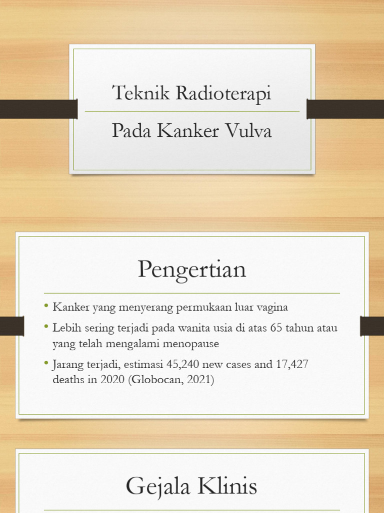 Teknik Radioterapi Vulva | PDF