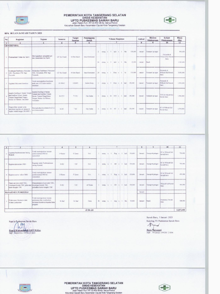 Kriteria 2.8.4. Ep e RPK Bukti Hasil Tindak Lanjut Umpan Balik | PDF