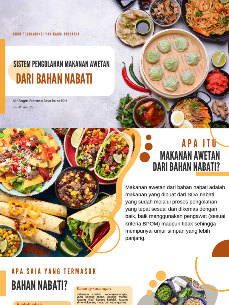 Sistem Pengolahan Makanan Awetan Dari Bahan Nabati - 20230822 - 231857 ...