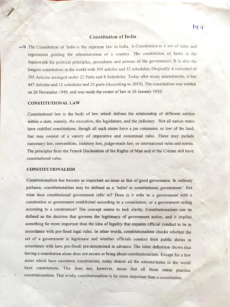 Coi 1st and 2nd Unit | PDF | Constitution | Constitutional Amendment