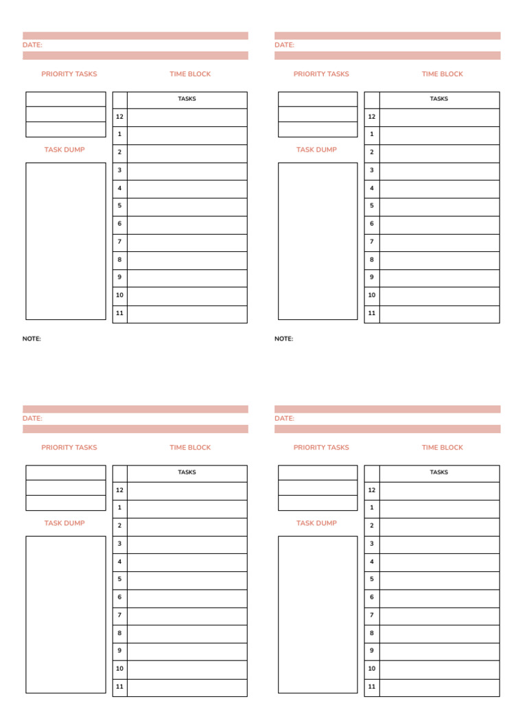 Task Template | PDF