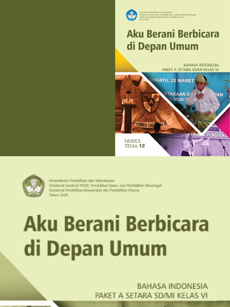 Buku BINDO A-12 Aku Berani Bicara Di Depan Umum-Sip | PDF