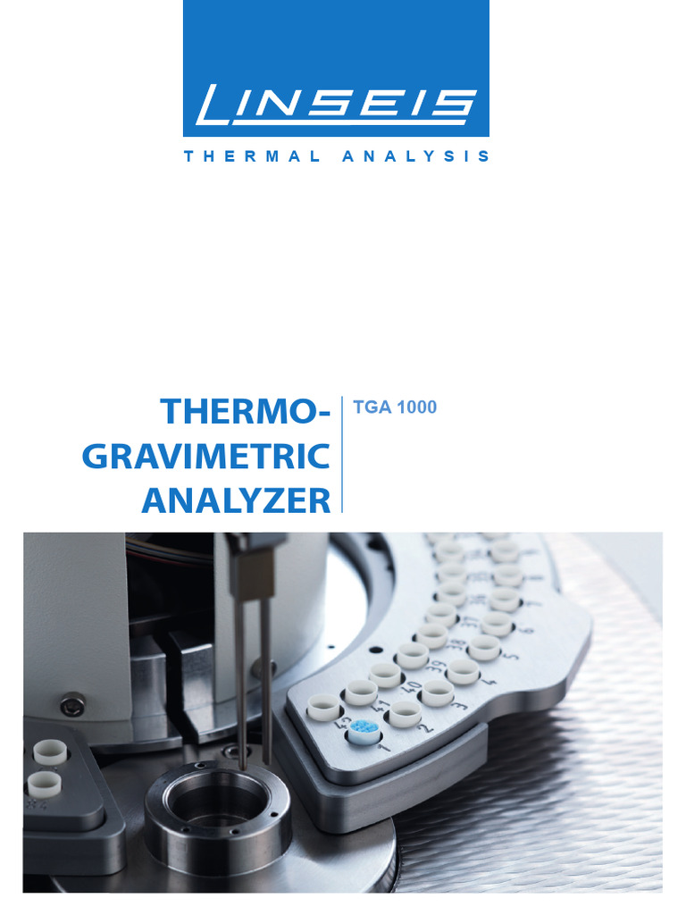 Linseis TGA 1000 Thermogravimetric Analyzers v5 | PDF ...