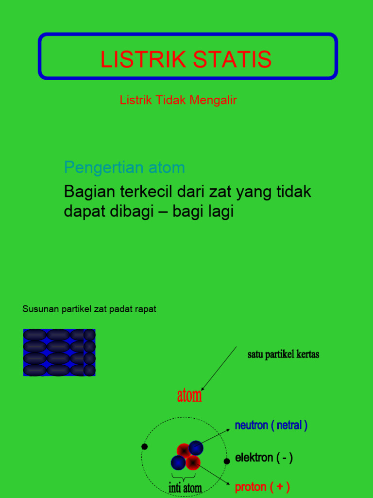 Listrik Statis | PDF