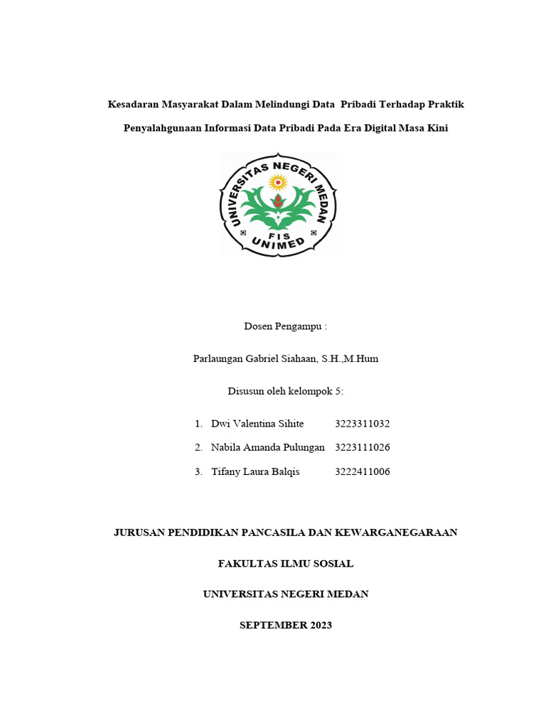 Revisi Kel.5 Proposal PKN | PDF