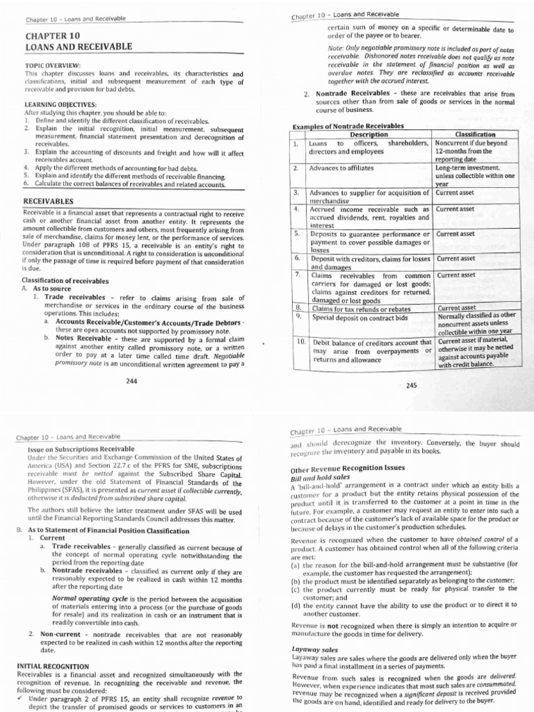 AUDITING Chapter 10 | PDF