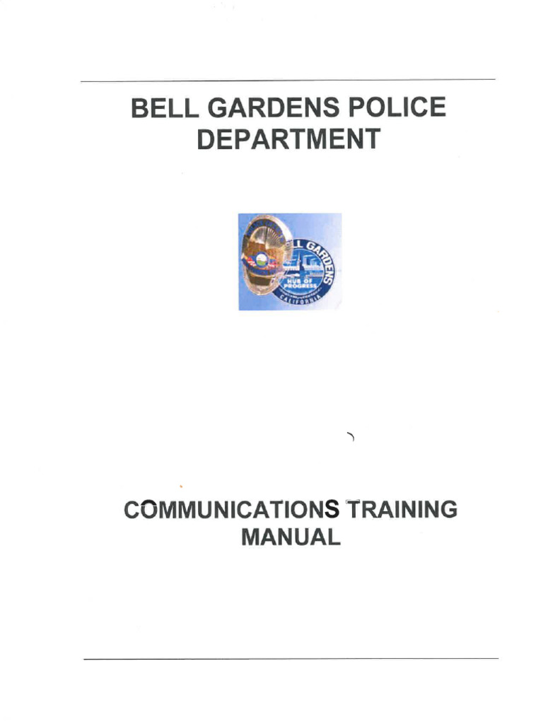 Communications Training Ma | PDF