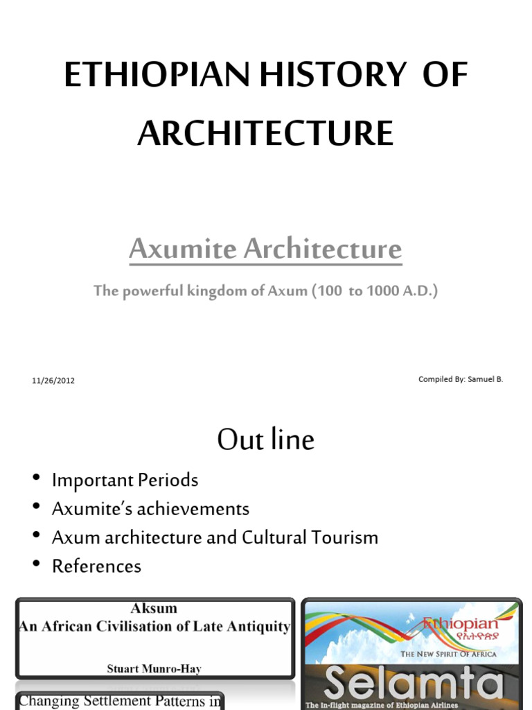 Lecture 2 Axumite Architecture | PDF