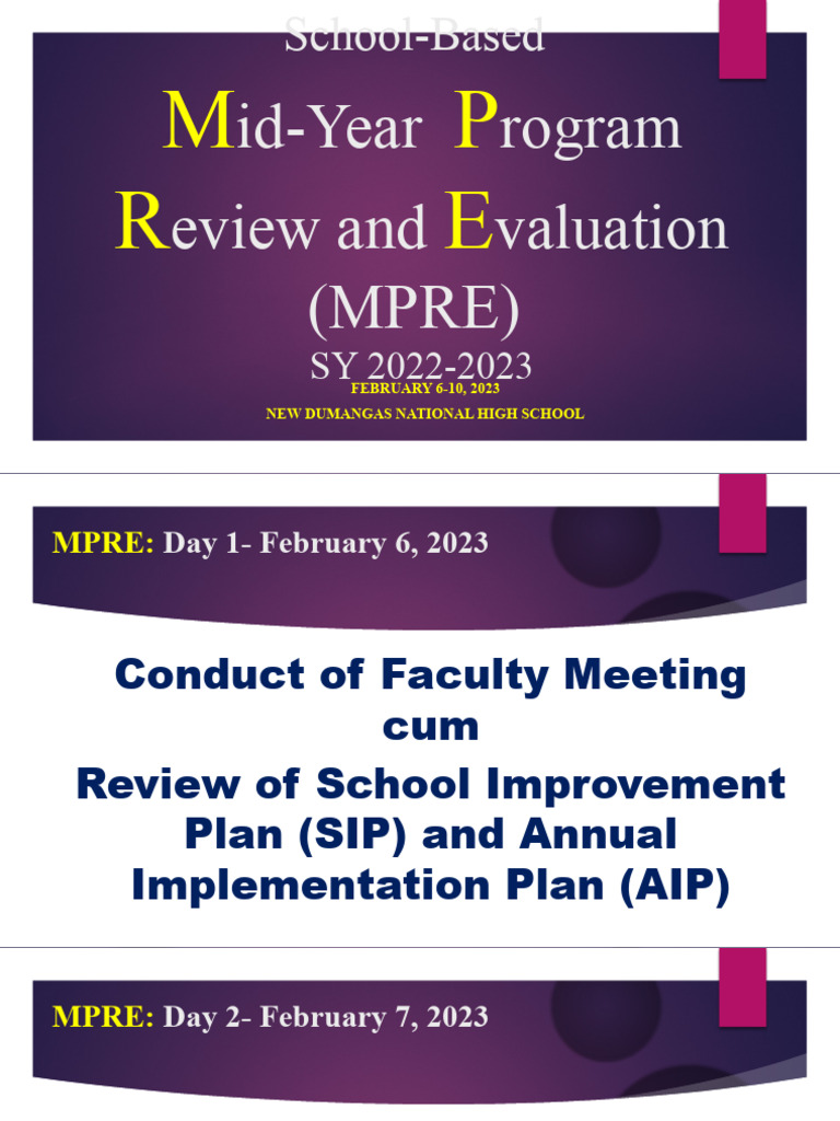 MPRE PowerPoint | PDF | Learning