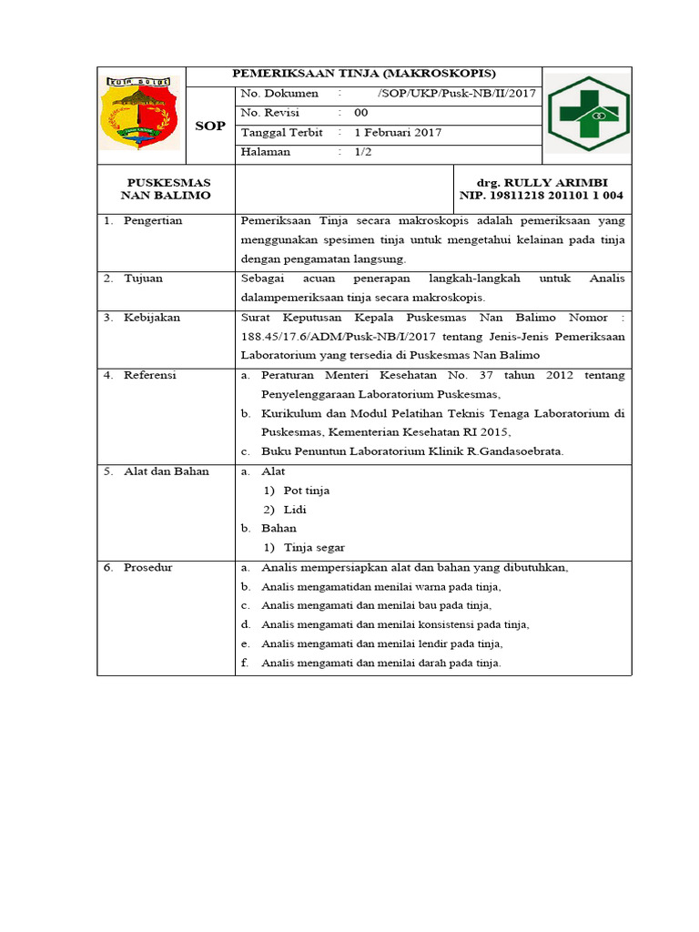 G. Pemeriksaan Tinja Makro | PDF