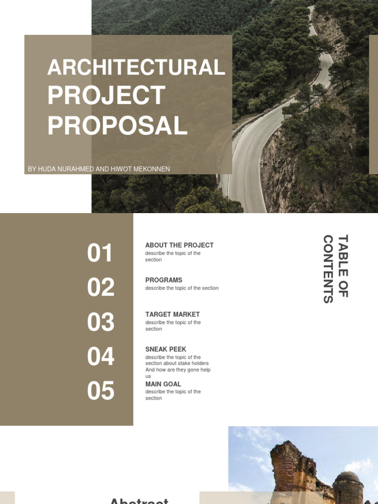 Architectural: Project Proposal | Download Free PDF | Photograph | Camera