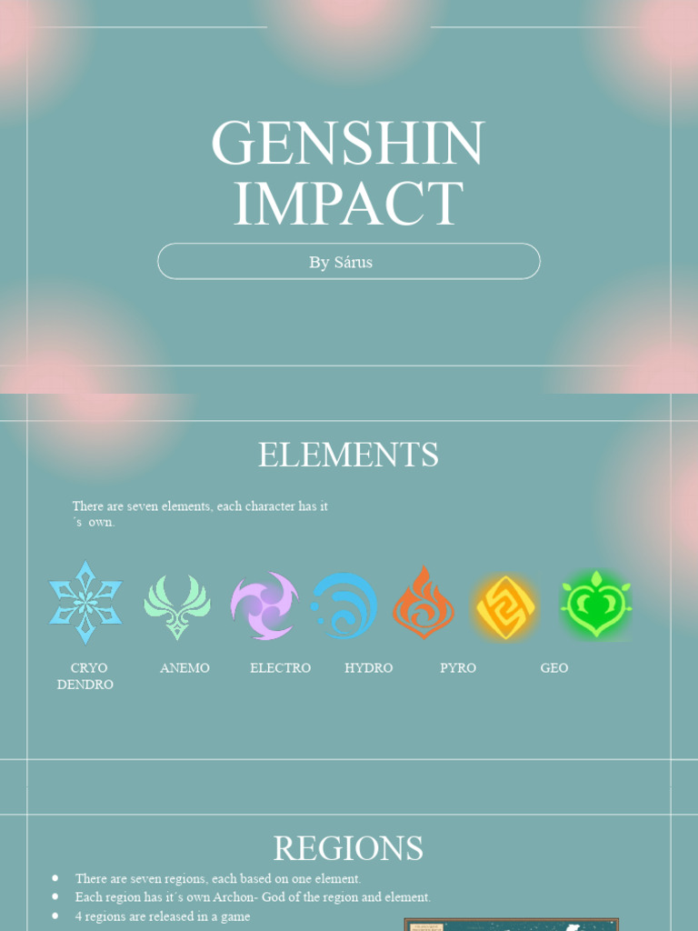 Genshin Presentation | PDF