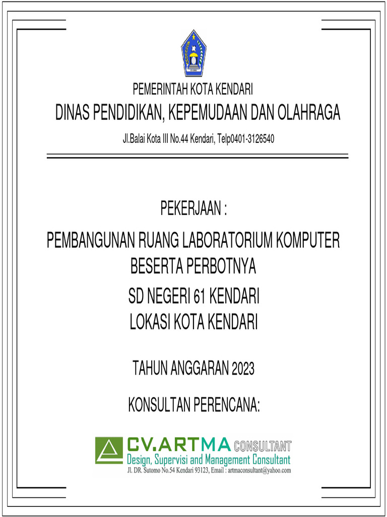 Gambar Pemb. Lab. Kom. SD 61 Kdi | PDF