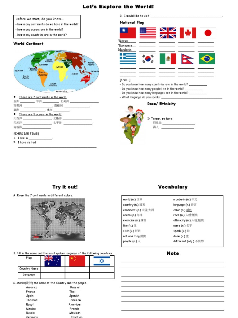 World Lesson | PDF | Travel