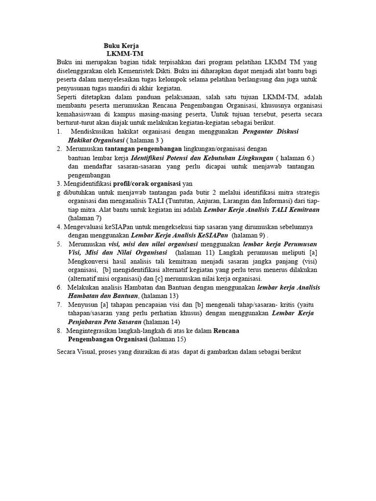 Kelompok 1 LKMM | PDF