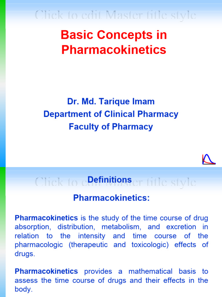 Basic Pharmacokinetics | PDF | Bioavailability | Pharmacokinetics