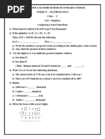 Class 6 Maths Case Study Questions | PDF | Triangle | Perpendicular
