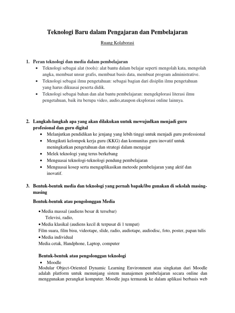 Ruang Kolaborasi - T2 (TBPP) | PDF