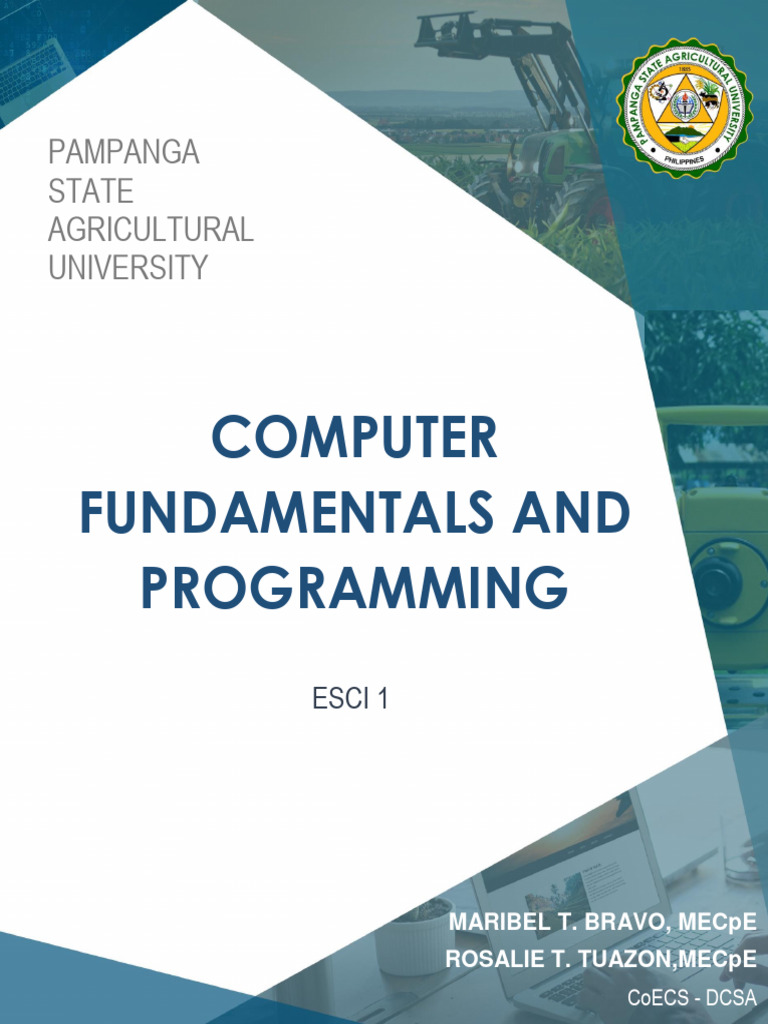 ESCI1 Module2 - Application Software | PDF | Operating System | Image Editing