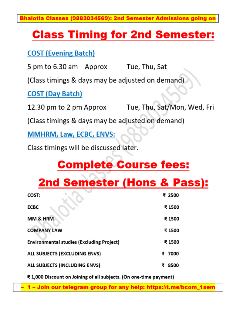 2nd Semester Syllabus | PDF | Marketing | Biodiversity