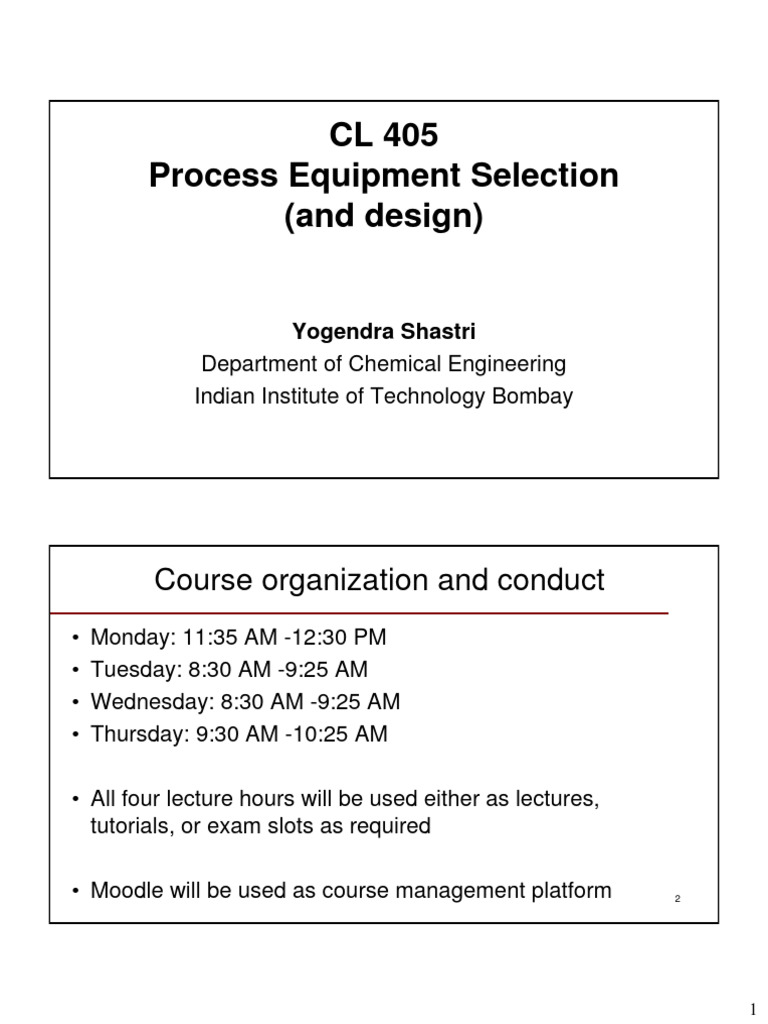Lecture - 1 - Orientation | PDF