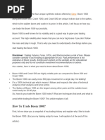 Minimum Lot Sizes for Synthetic Indices | PDF | Volatility (Finance ...