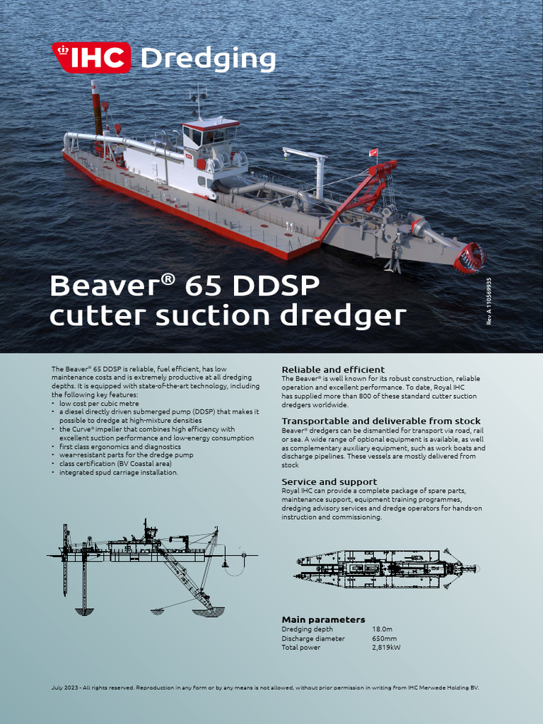 RIHC Dredging Productsheet Beaver 65 DDSP - 110569935 - 0 | PDF ...