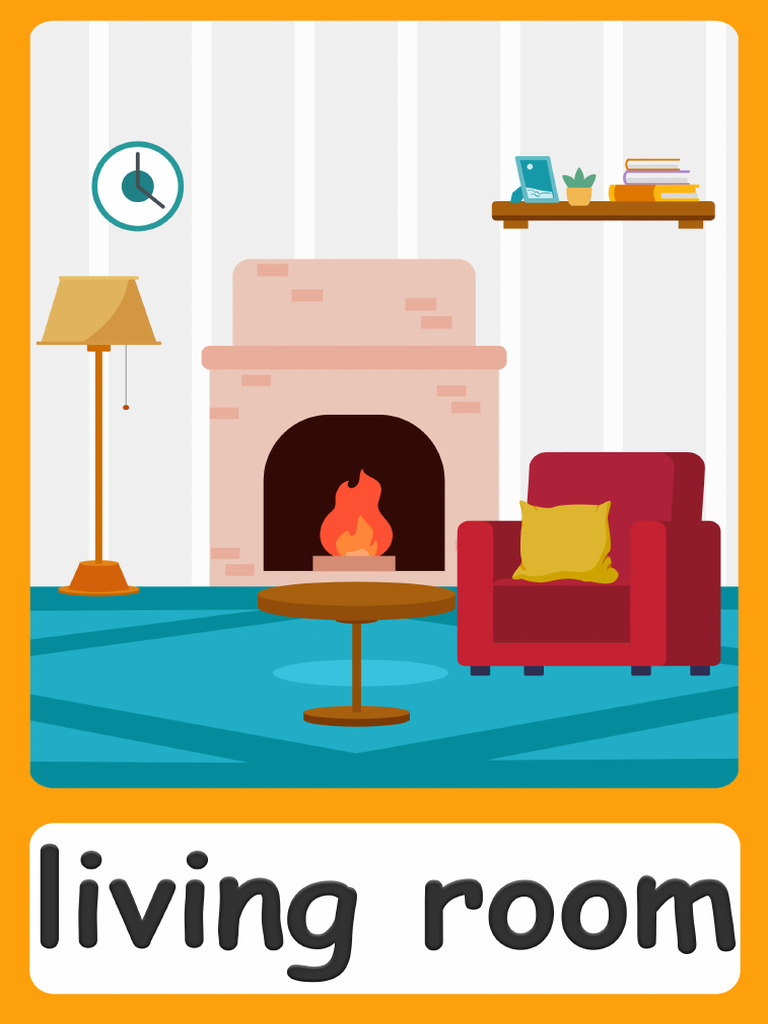 LIVING ROOM Flashcards | PDF