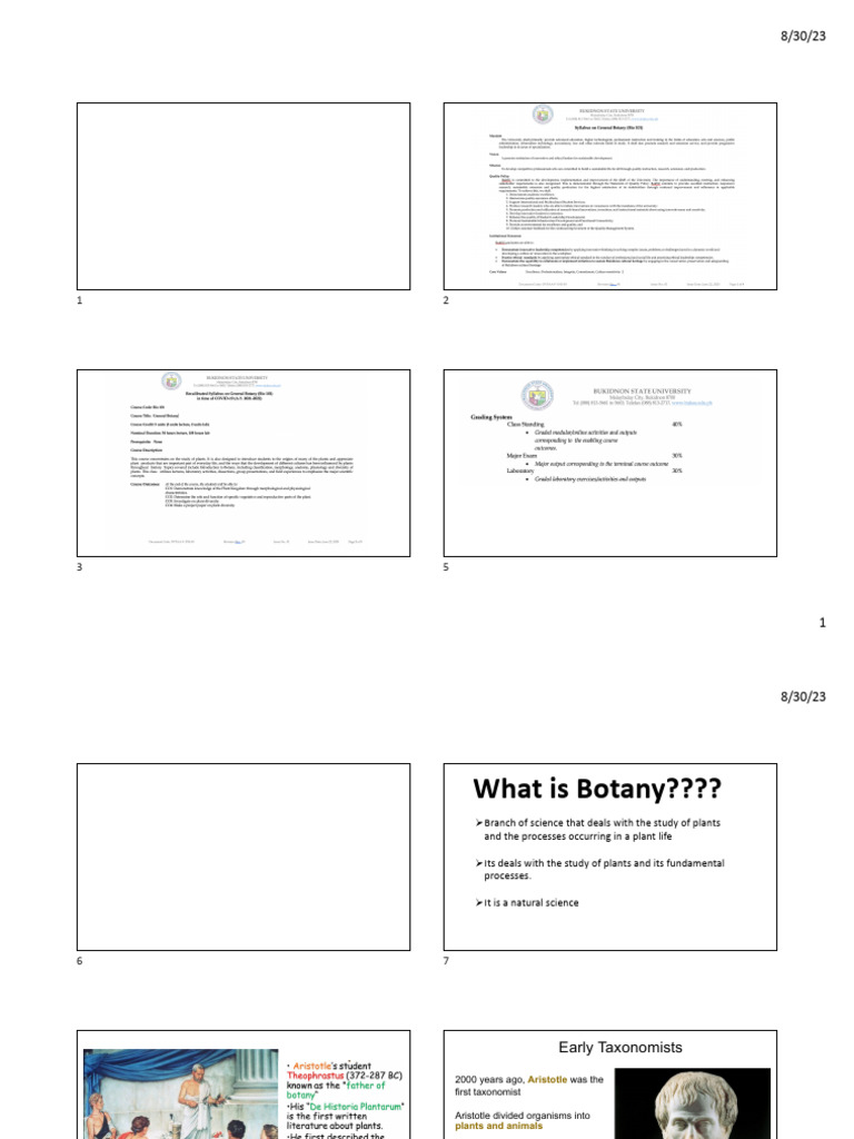 Introduction to Botany and Molecular Biology | PDF | Nucleotides | Dna