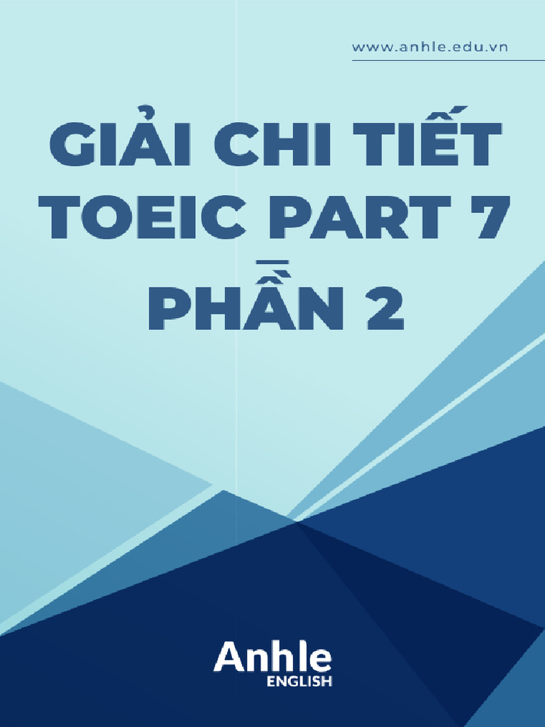 Giải Chi Tiết Toeic Part 7 - Phần 2 | PDF