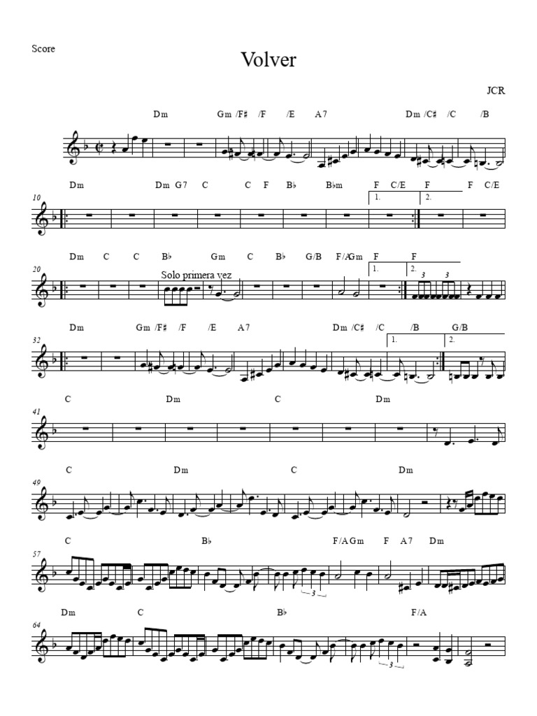 Volver - Los Inquietos Del Vallenato | PDF