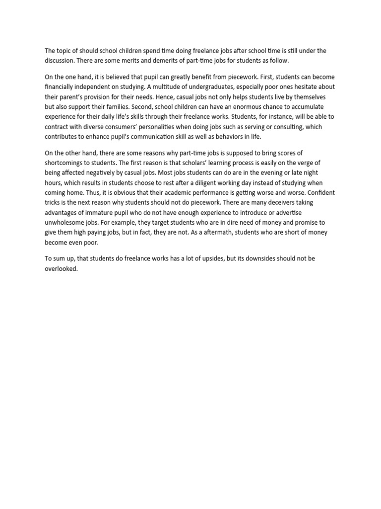 Writing Part Time Jobs Pdf