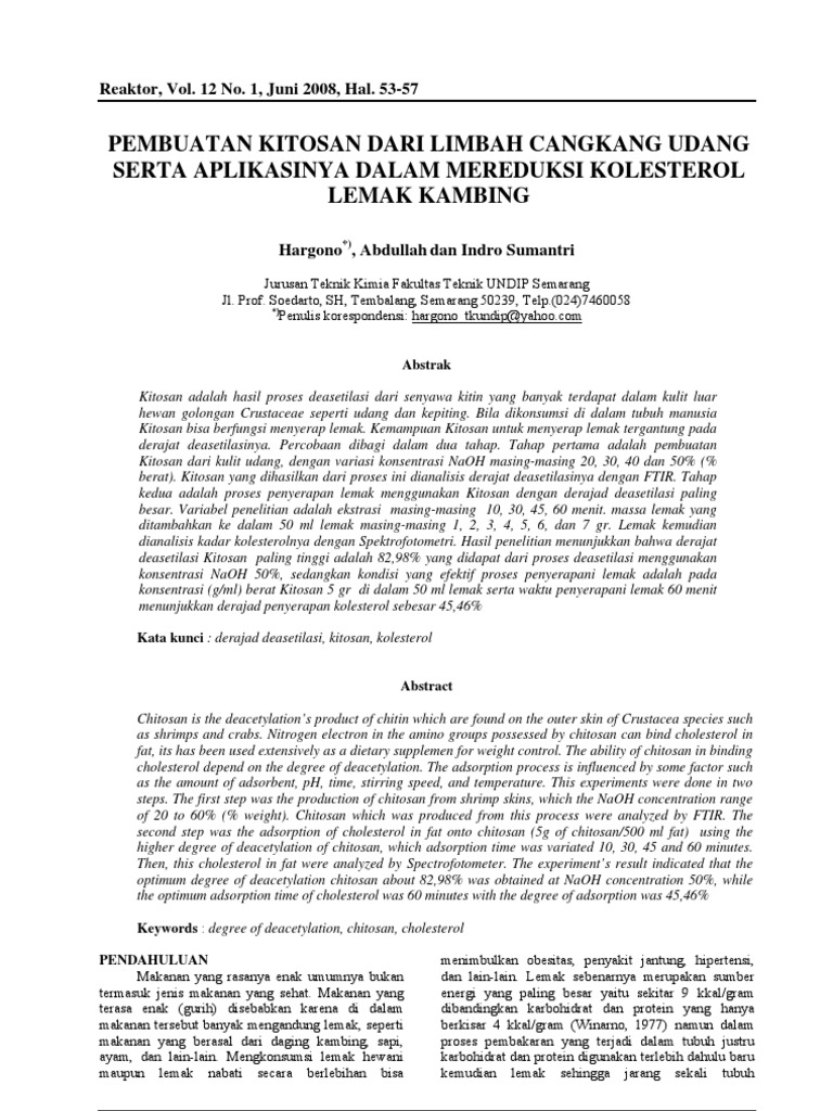jurnal kitin kitosan