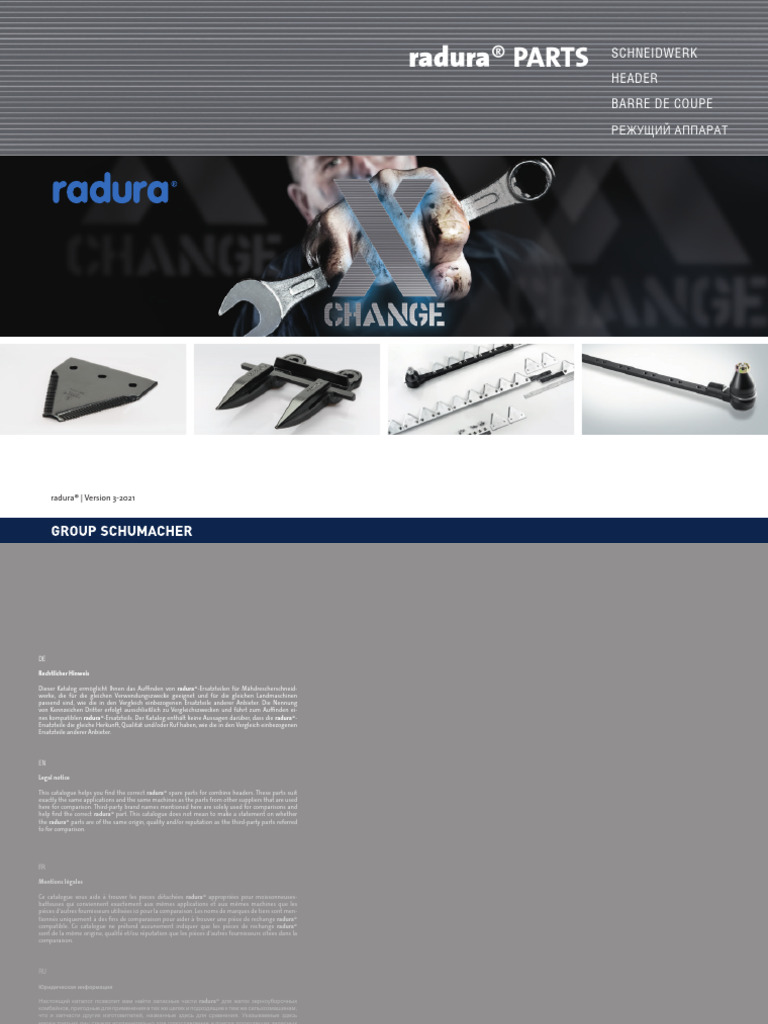 Radura Parts Katalog 3 2021 | PDF