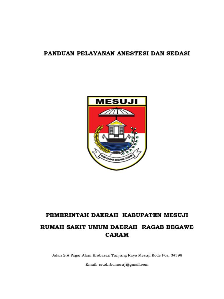 Panduan Anestesi Dan Sedasi | PDF