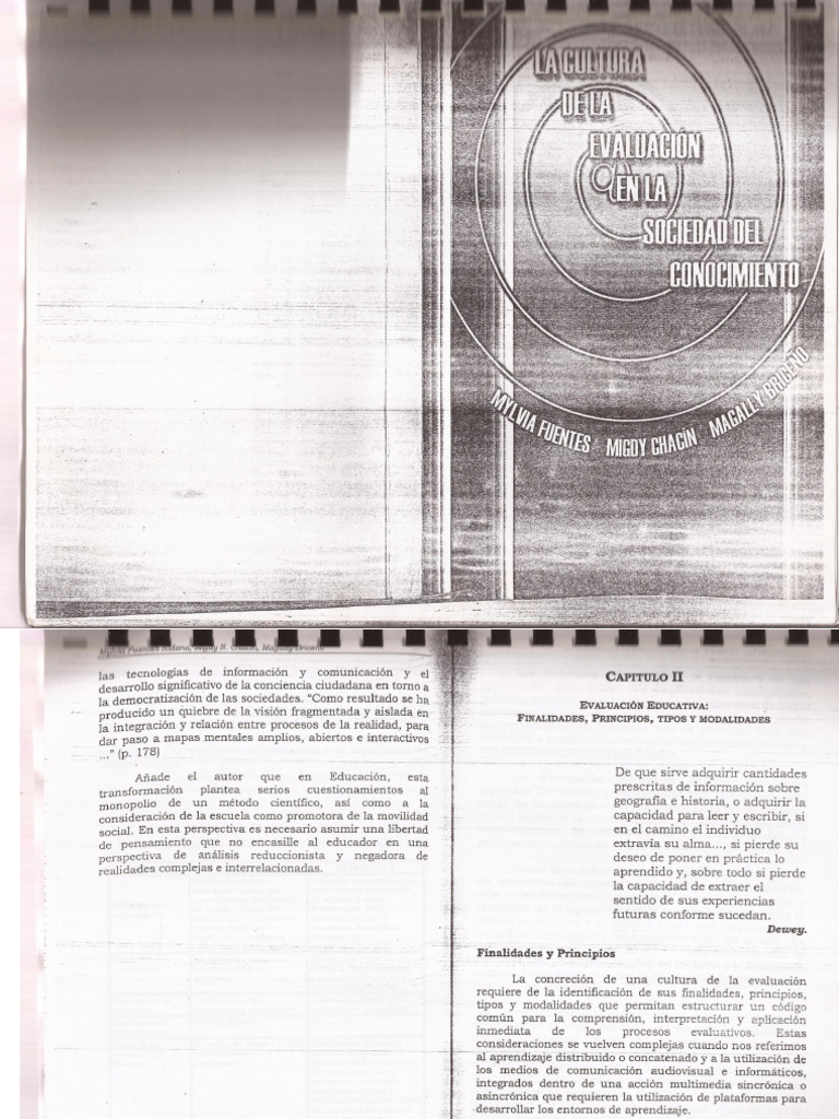 La Cultura de La Evaluación. Fuentes, Chacín y Briceño | PDF