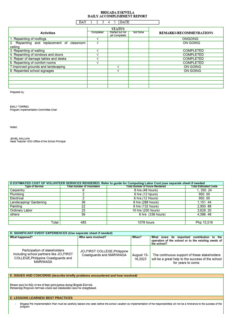 Be-Form 6-7 | PDF | Classroom