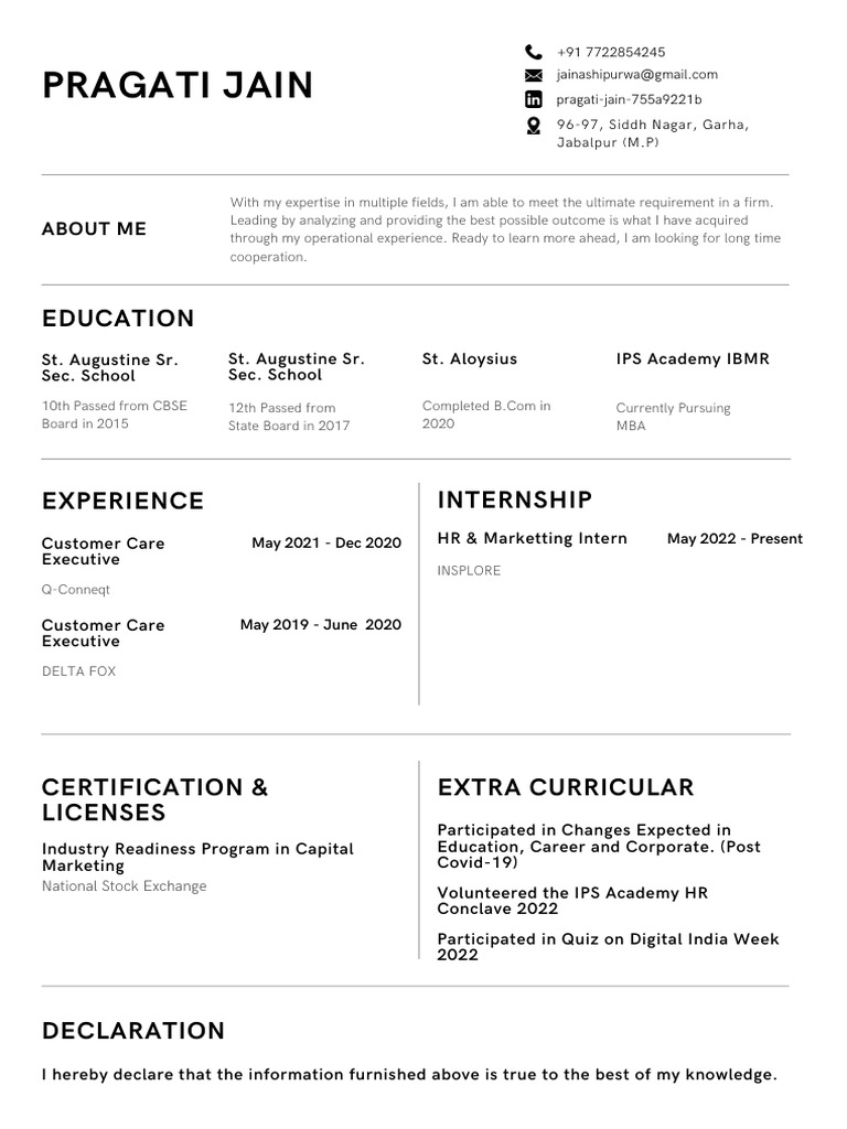 Ashi Resume | PDF | Business