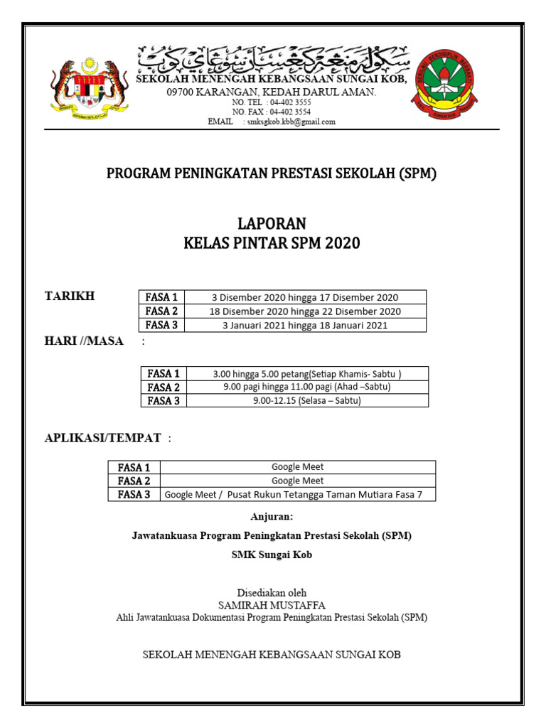 Program Pintar SPM | PDF