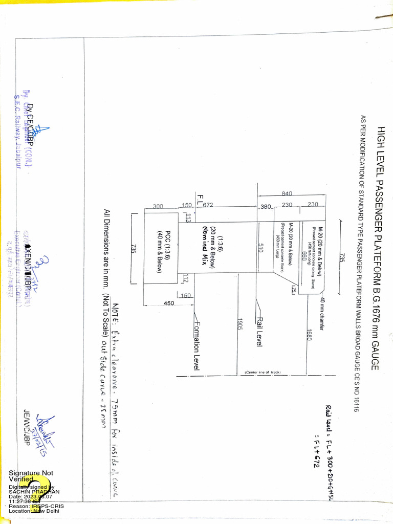 High Level Platform Wall | PDF | Infrastructure | Rail Transport